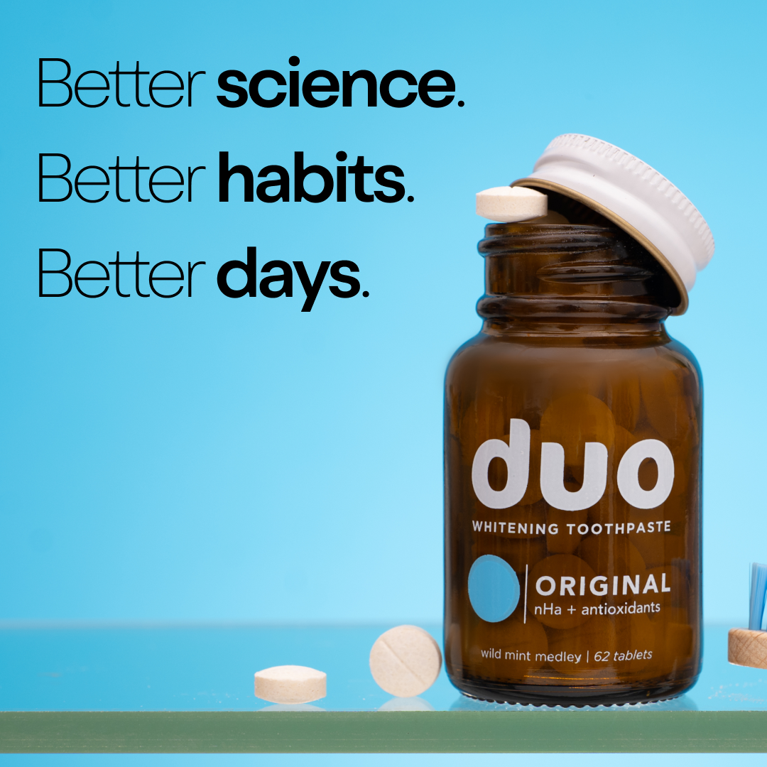 Dental Office Samples of Duo Toothpaste Tablets with Hydroxyapatite