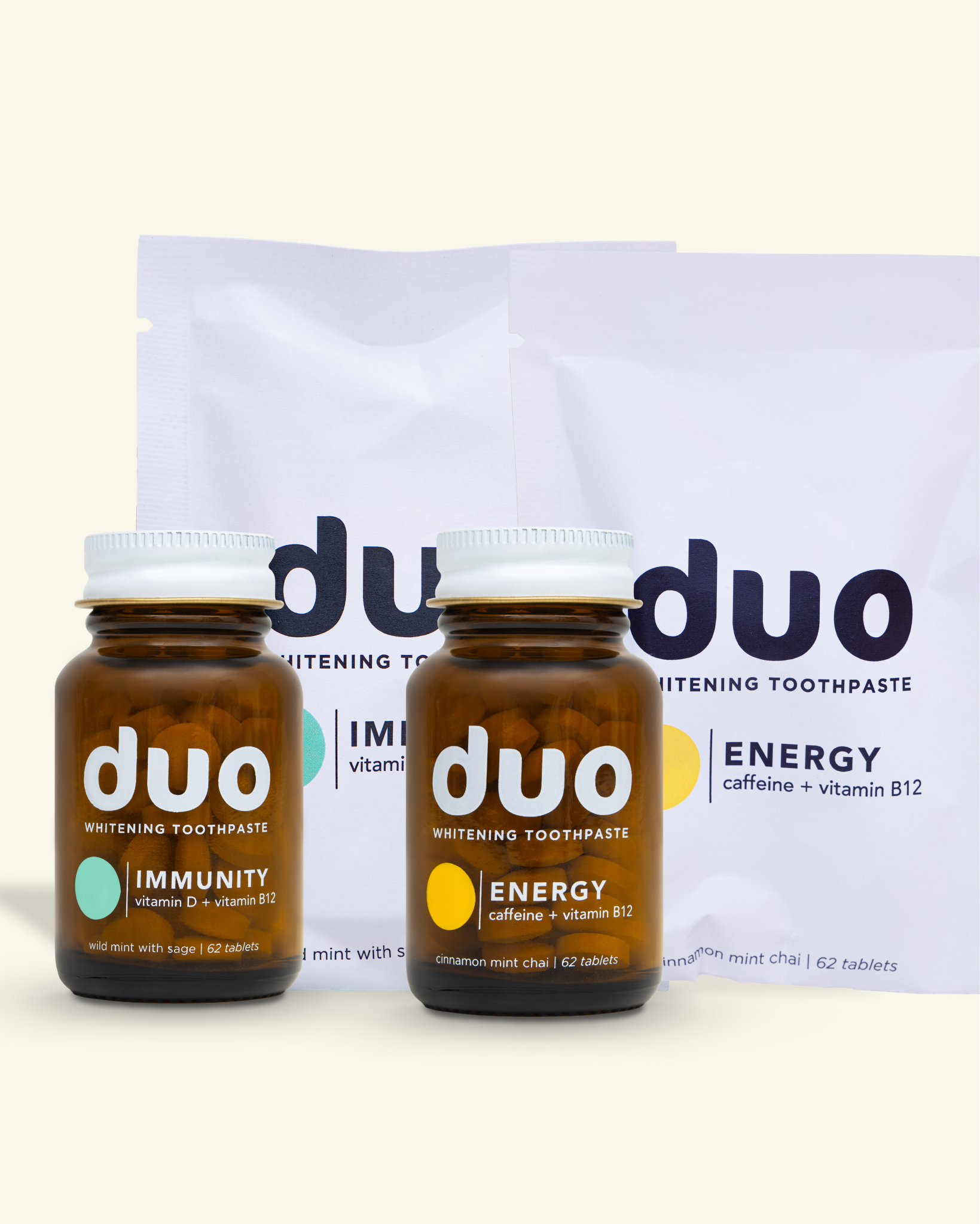 Energy / Immunity + 2 Bundle – Duo Toothpaste