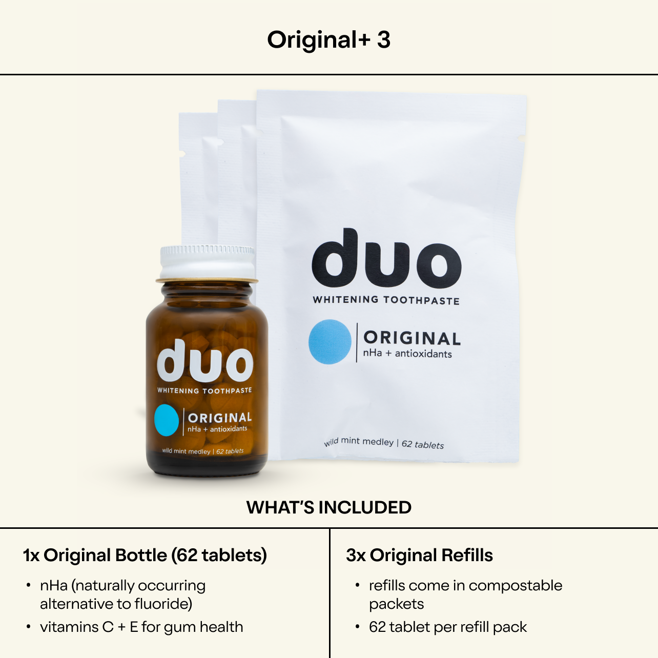 Original + 3 Bundle – Duo Toothpaste